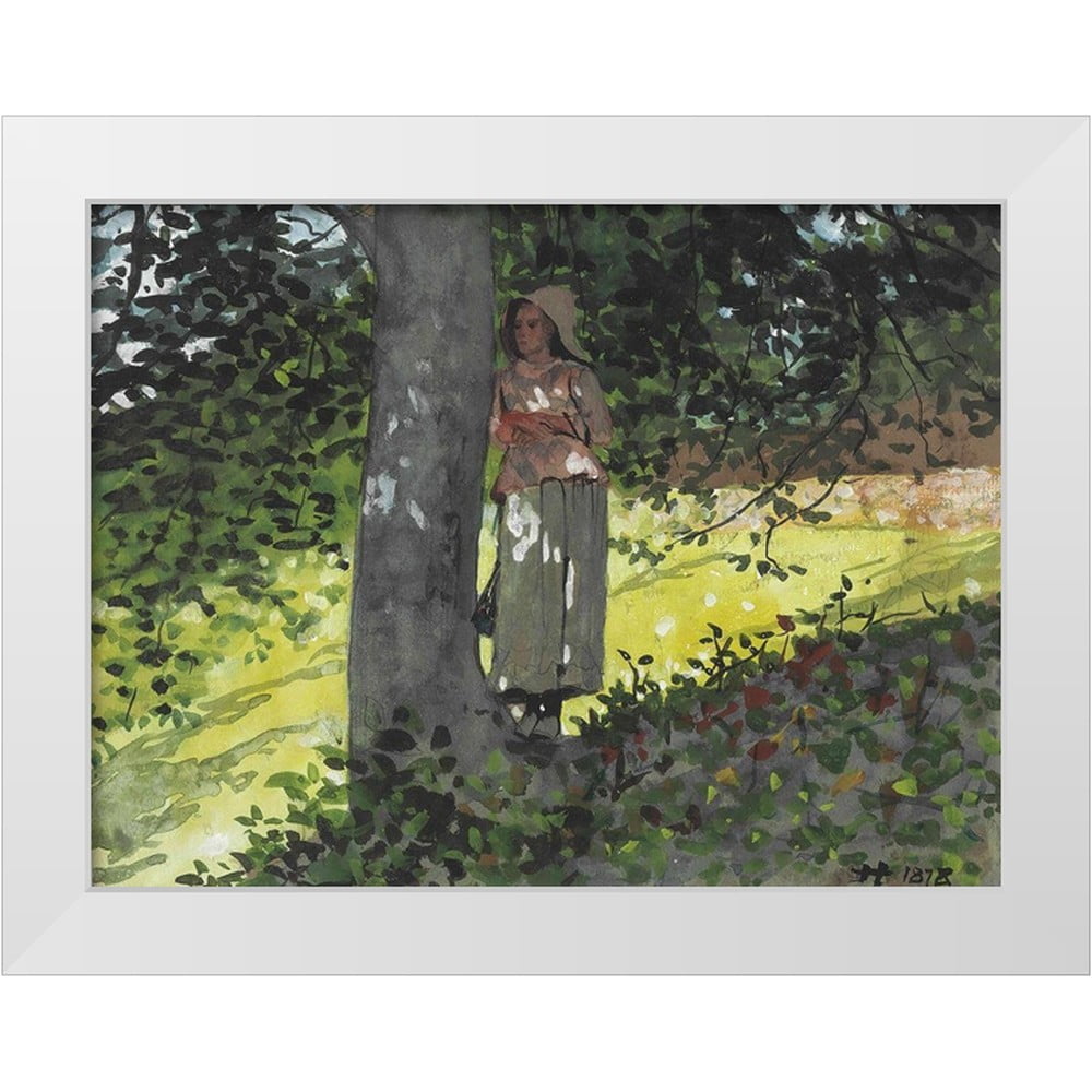 Homer, Winslow 24x19 White Modern Wood Framed Museum Art Print Titled ...