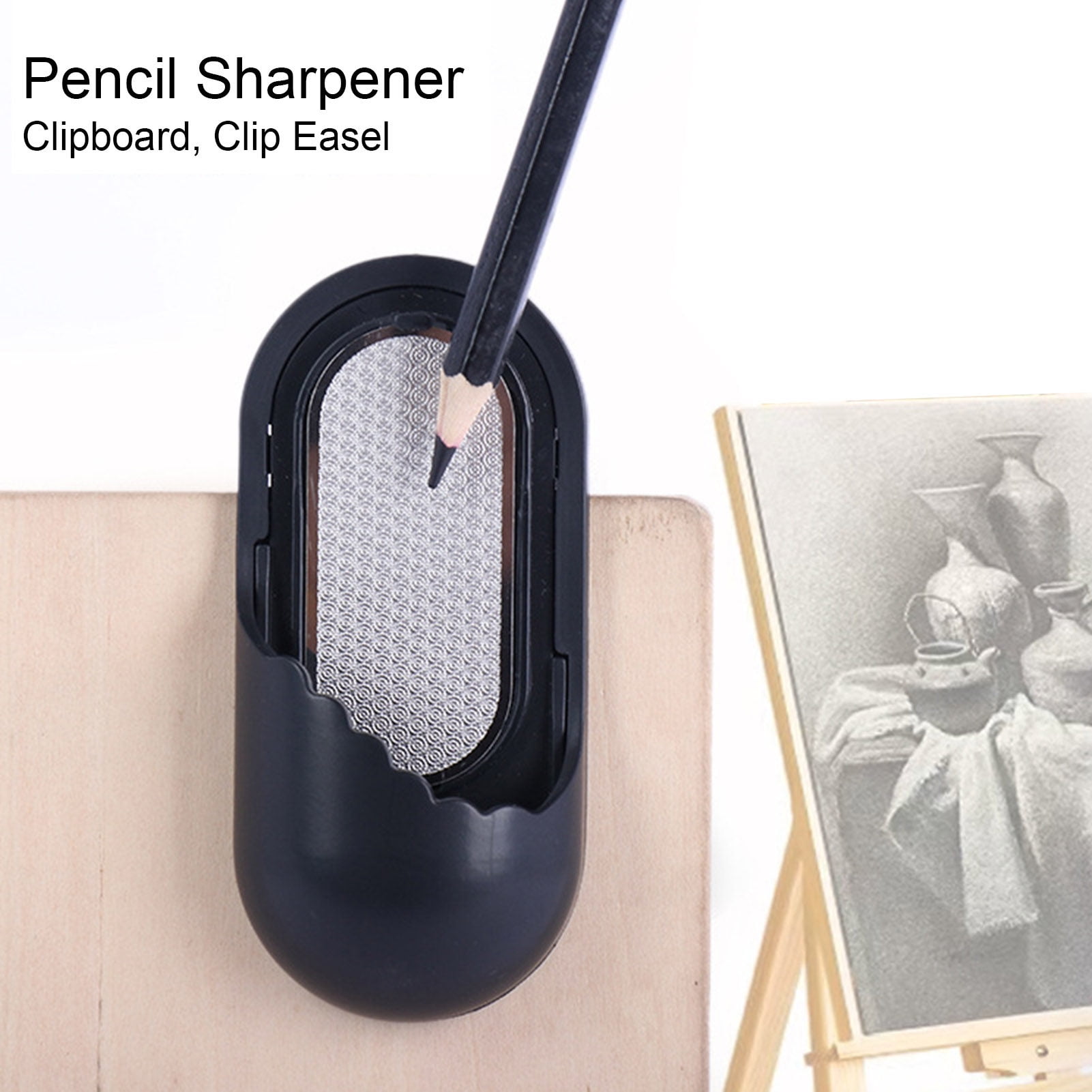 Homerr Charcoal Pencil Sharpener Portable Pencil Sharpener Clip-Type ...