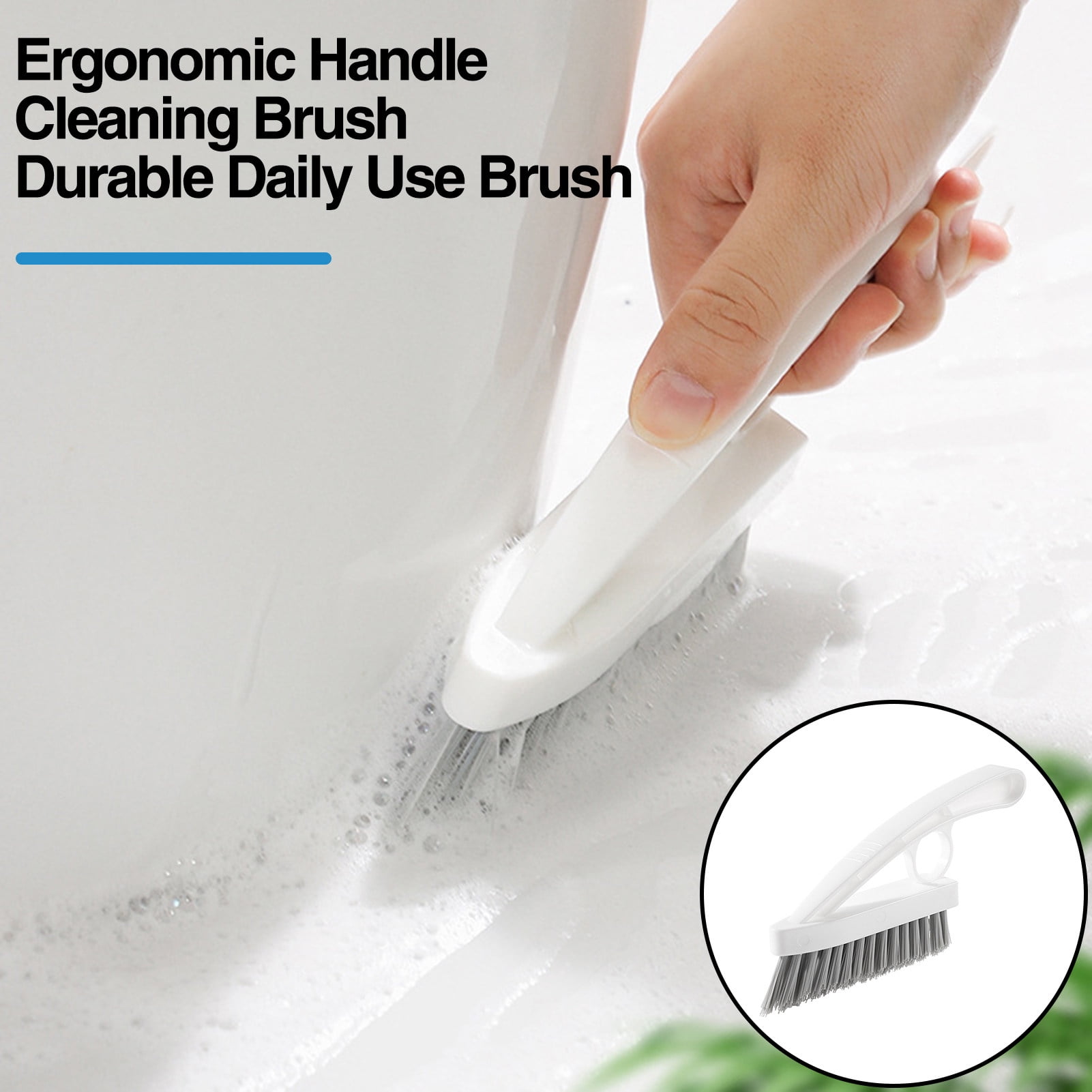 Homerr Cleaning Brush for Kitchen V shaped Brush Head for Corners ...
