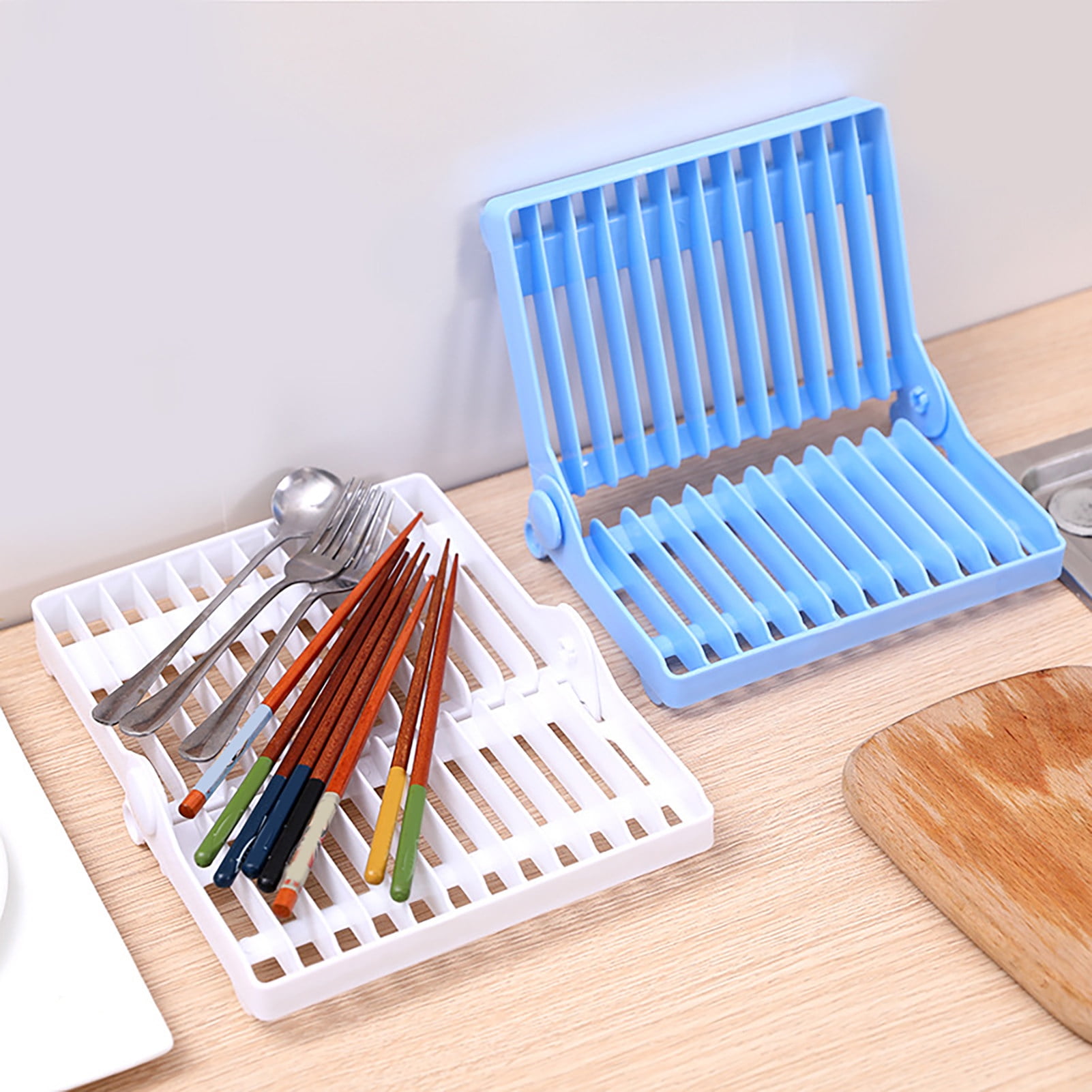 Homerr Dish Drying Rack Plastic Dish Rack Foldable Dish Drying Rack 180 ...