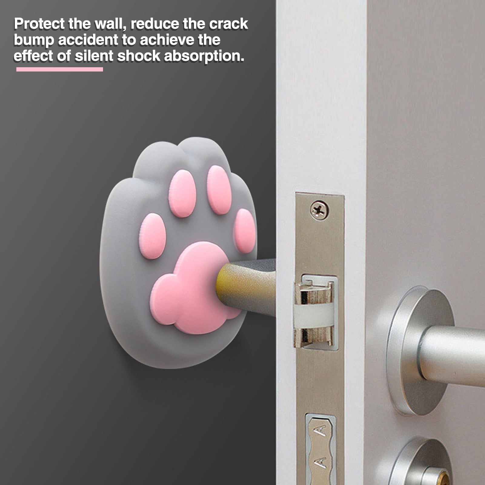 Homerr Doorknob Pad Doorknob Protector Paw Doorknob Crash Pad Mute ...