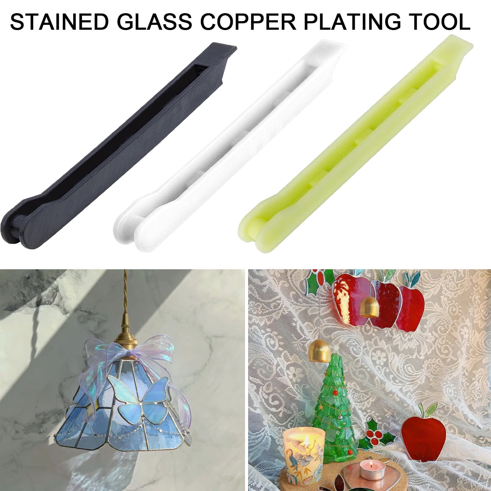 Homerr Glass Copper Foil Cutter Stained Glass Hand Foiler Glass Copper ...