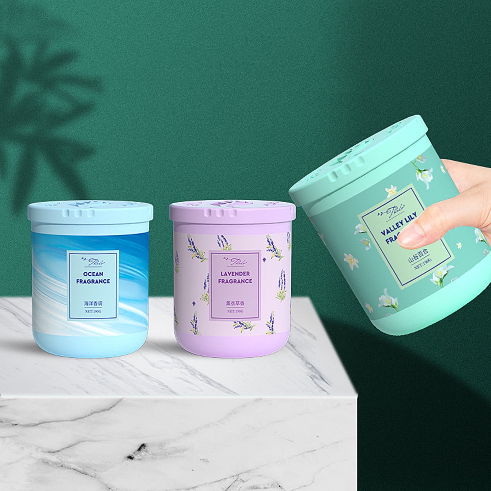 Homerr Household Air Freshener Odor Eliminating Solid Balm Long Lasting ...