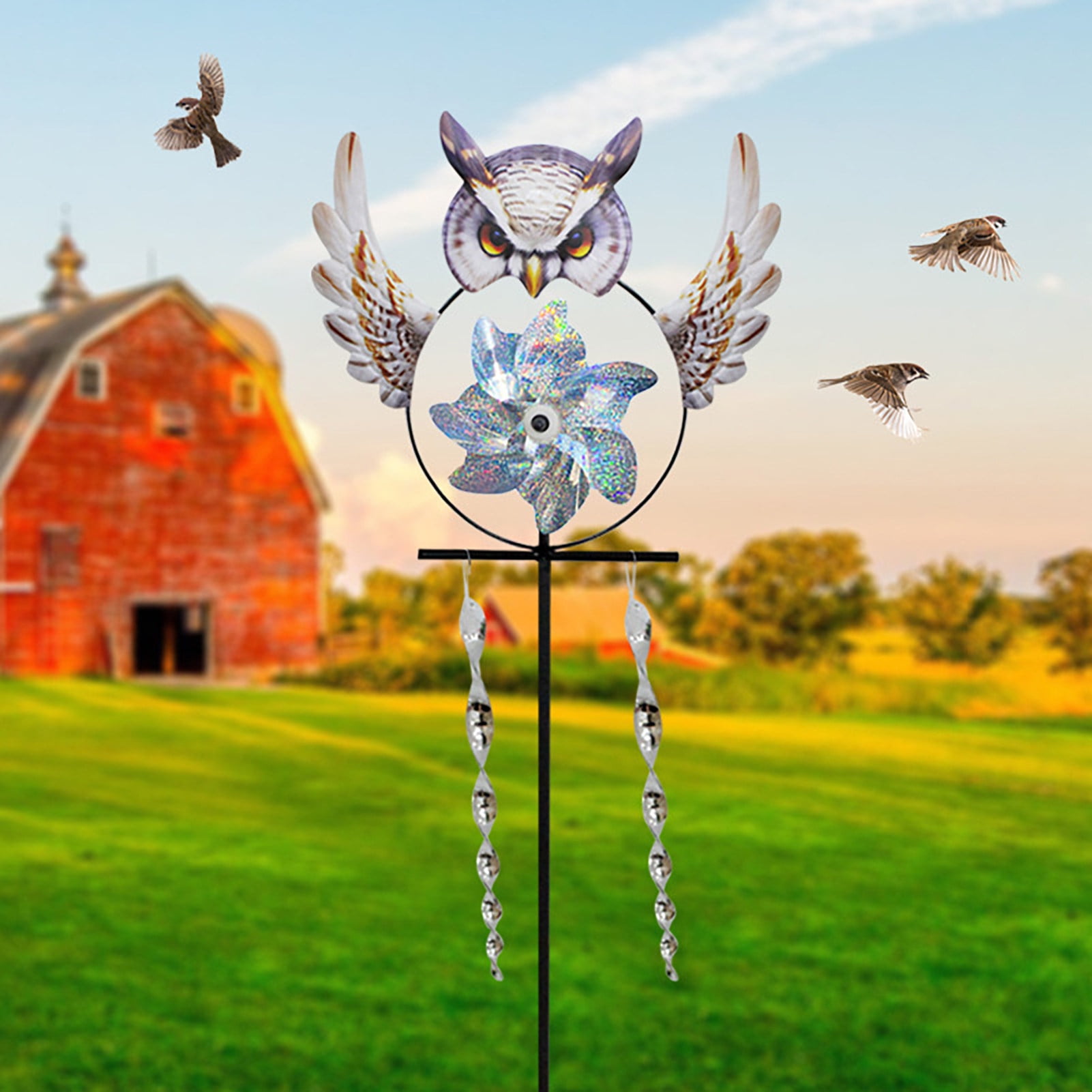 Homerr Iron Rotating Windmill Anti-rust Windmill Rotating Windmill ...