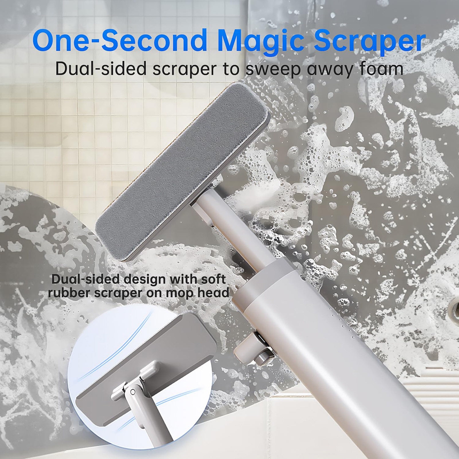 Homerr Mini Cleaning Mop Reusable Mop Portable Mini Cleaning Mop 180 ...