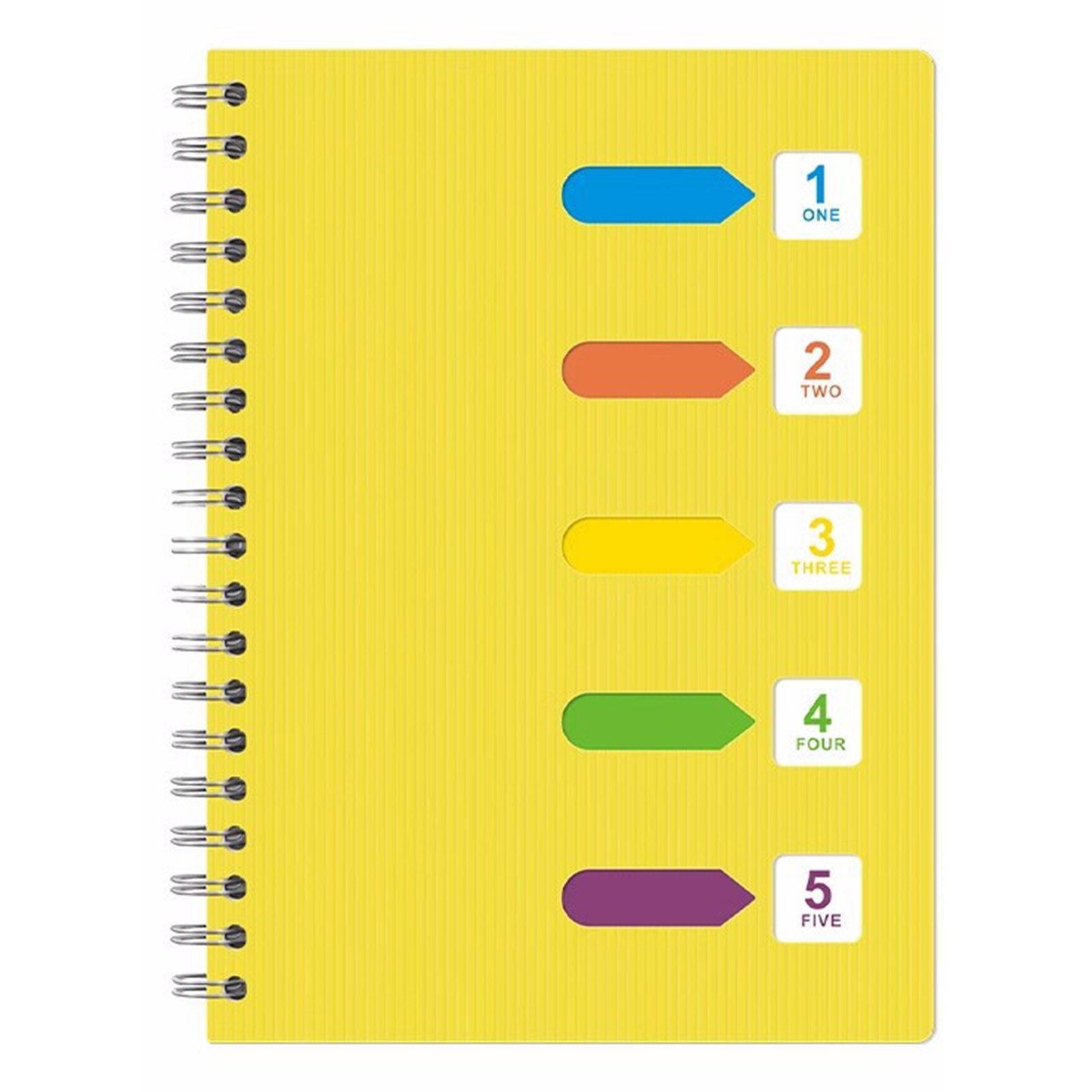 Homerr Notebook Spiral Notebook with Dividers Smooth Writing Premium ...