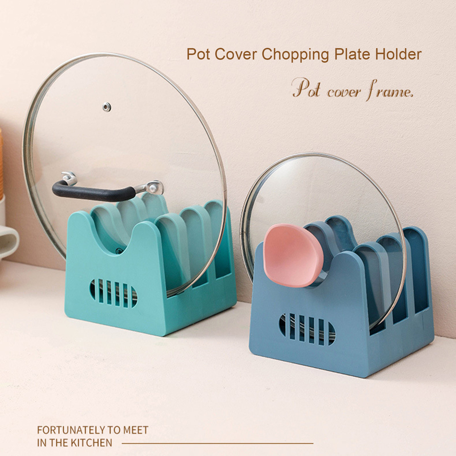 Homerr Pot Lid Rack Pot Lid Stand Pot Lid Holder Pot Lid Rack Standing ...