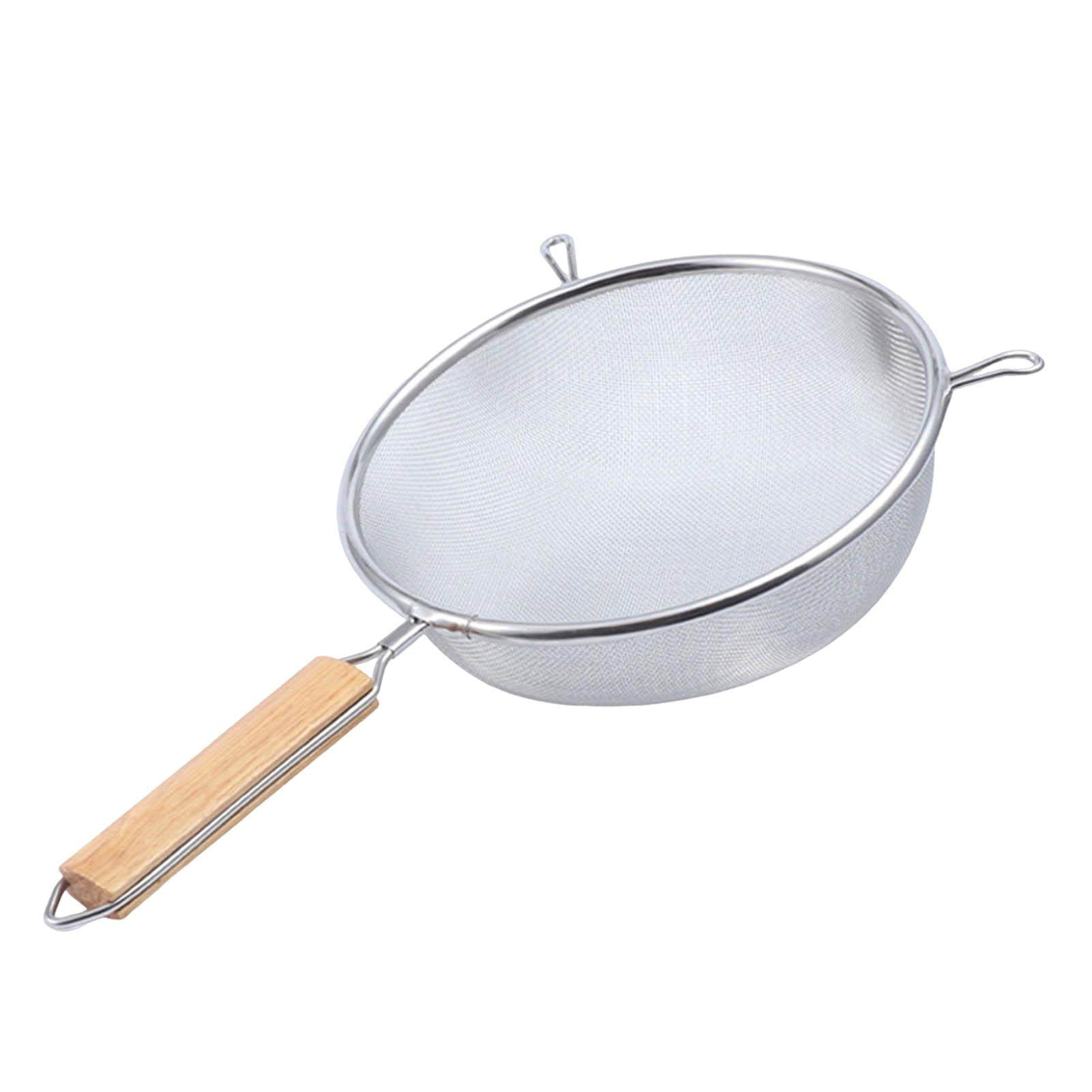Homerr Stainless Steel Mesh Strainer Stainless Steel Mesh Strainer with ...
