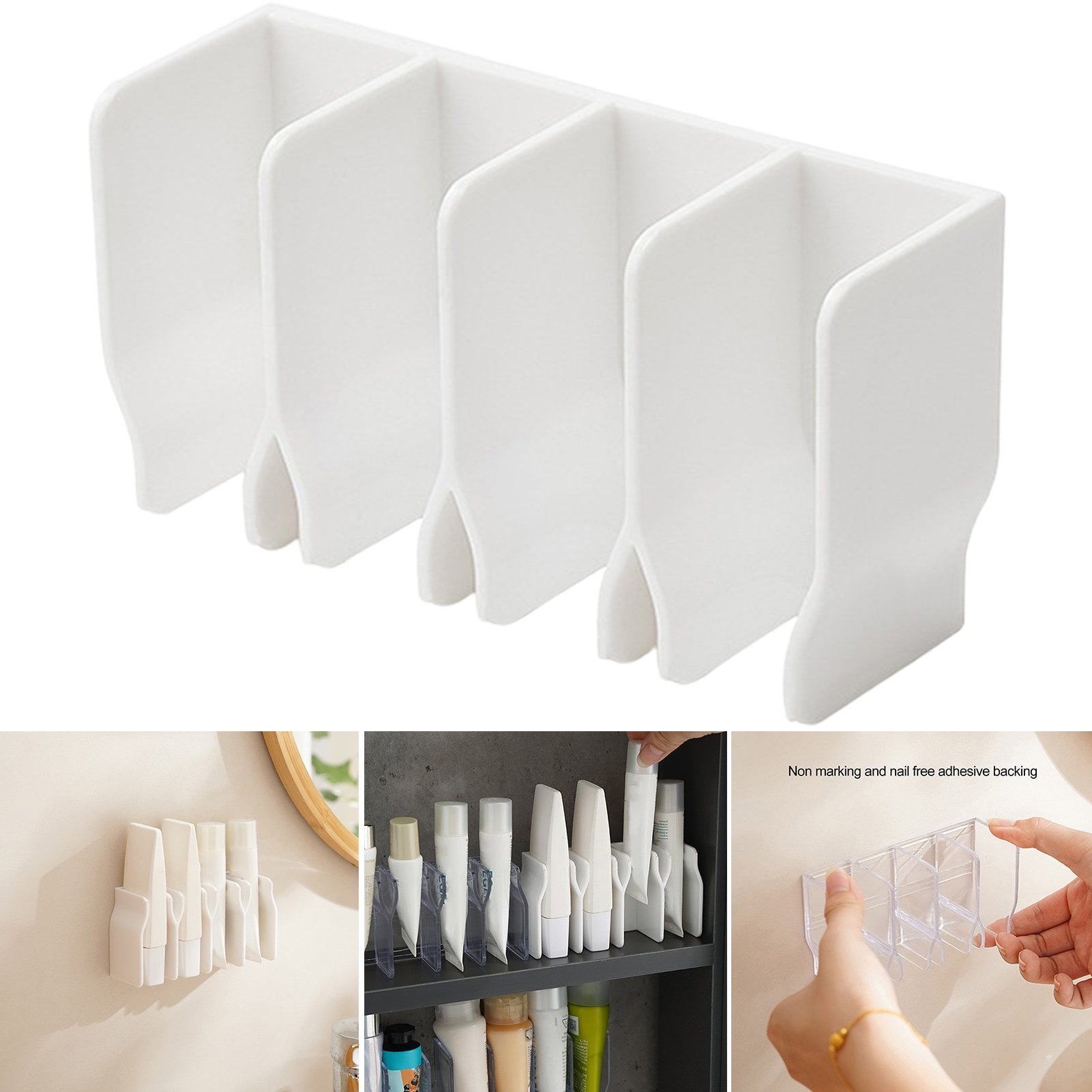 Homerr Storage Rack Storage Organizer Self Adhesive Storage Rack ...