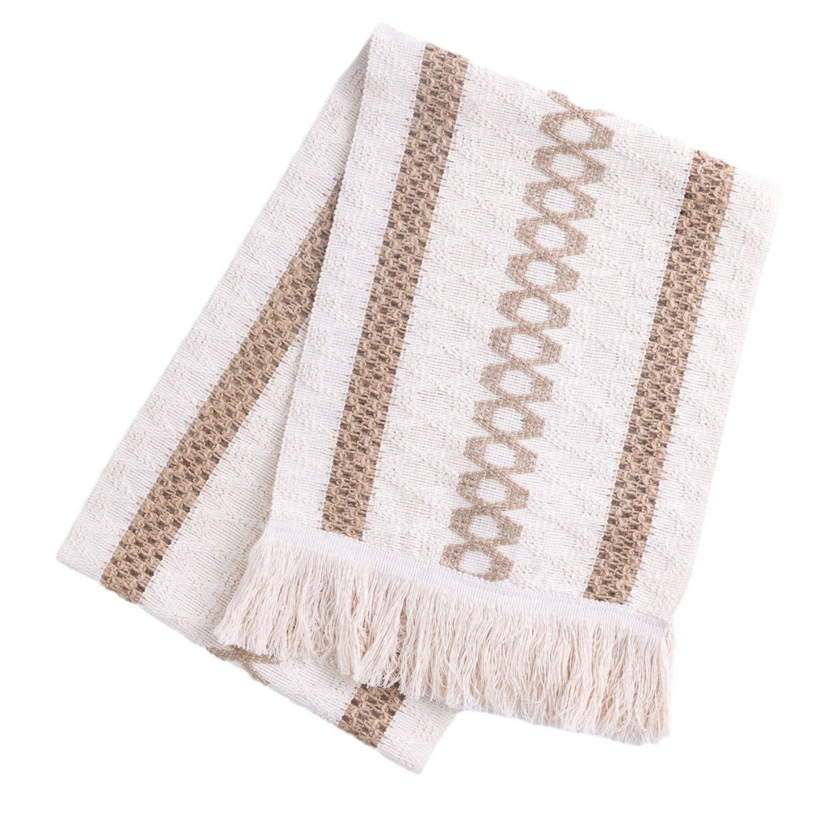 Homerr Table Runner Farmhouse Table Runner with Short Tassels Super ...