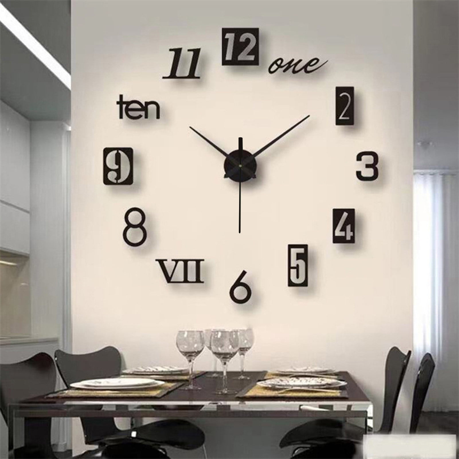 Homerr Wall Clock Acrylic Wall Clock Acrylic Wall Clock Precise Timing ...
