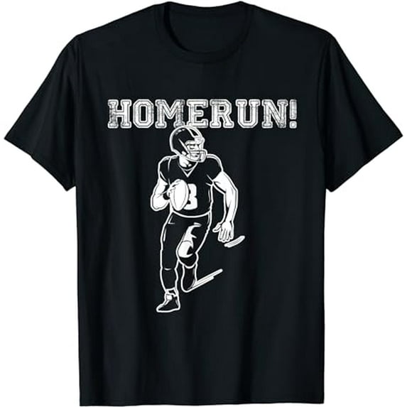 Homerun Football Baseball Sports Mix Up Humor T-Shirt - Walmart.com