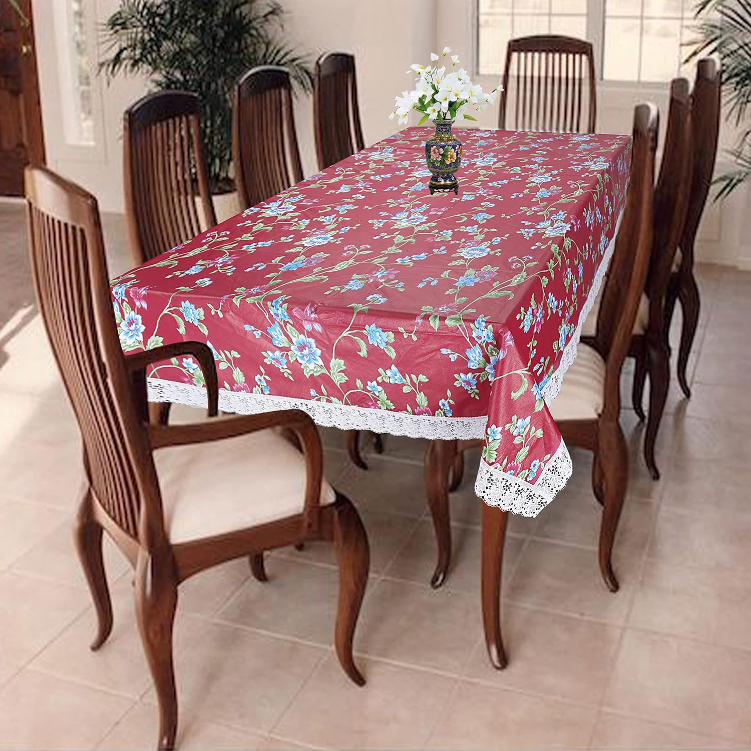 Homerz Premium Dining Table Cover for 6 to 8 Seater 60 x 90 inch Size ...