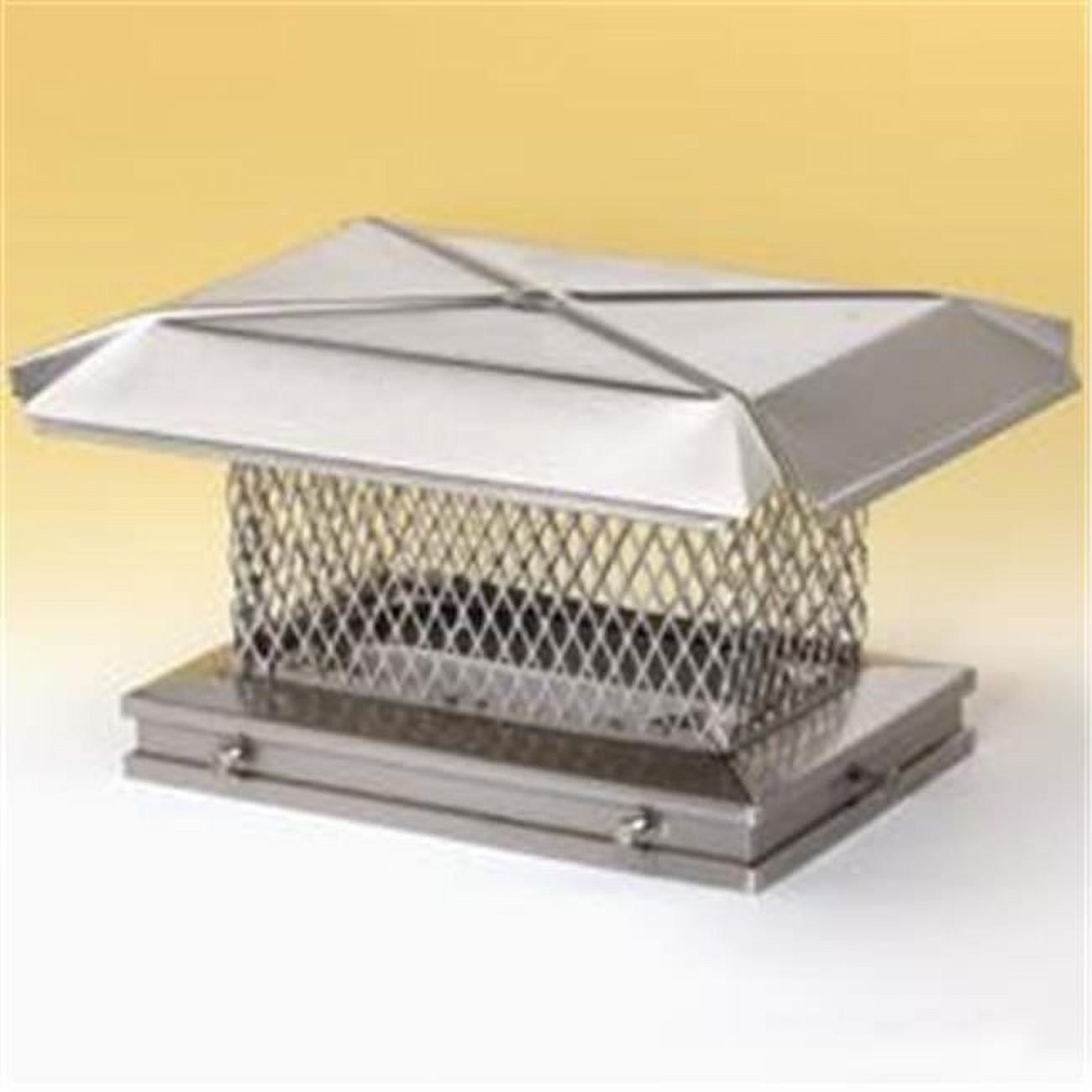 Homesaver 13 Inch x 21 Inch Homesaver Stainless Steel Chimney Cap 5/8 ...