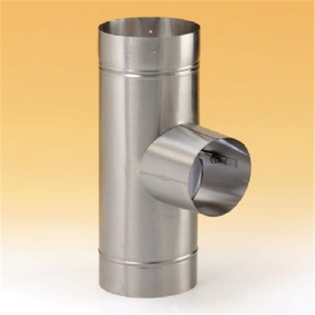 Homesaver 7 Inch Heat-fab Tee W/6 Inch Take Off 304-alloy - Walmart.com