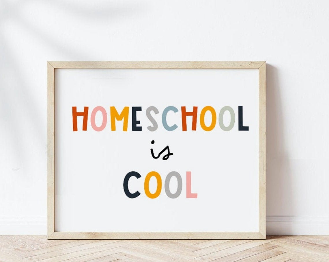 Homeschool, Homeschool Wall Art, Homeschool Room Decor, Homeschool ...