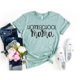 Homeschool Mama Shirt Back to School Mom Tee - Walmart.com