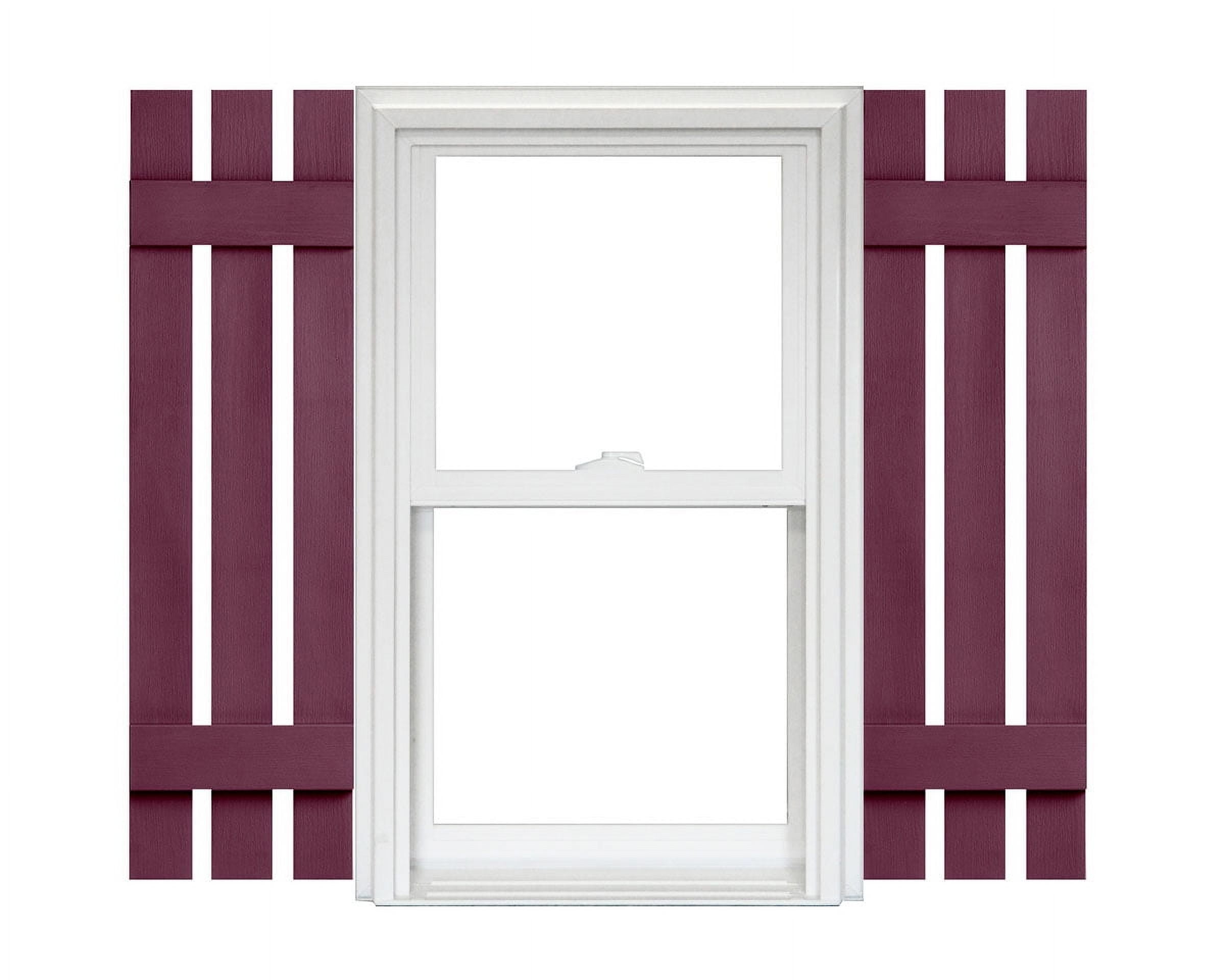 Homeside 3 Board and Batten Split Vinyl Shutter (1 Pair) - Walmart.com