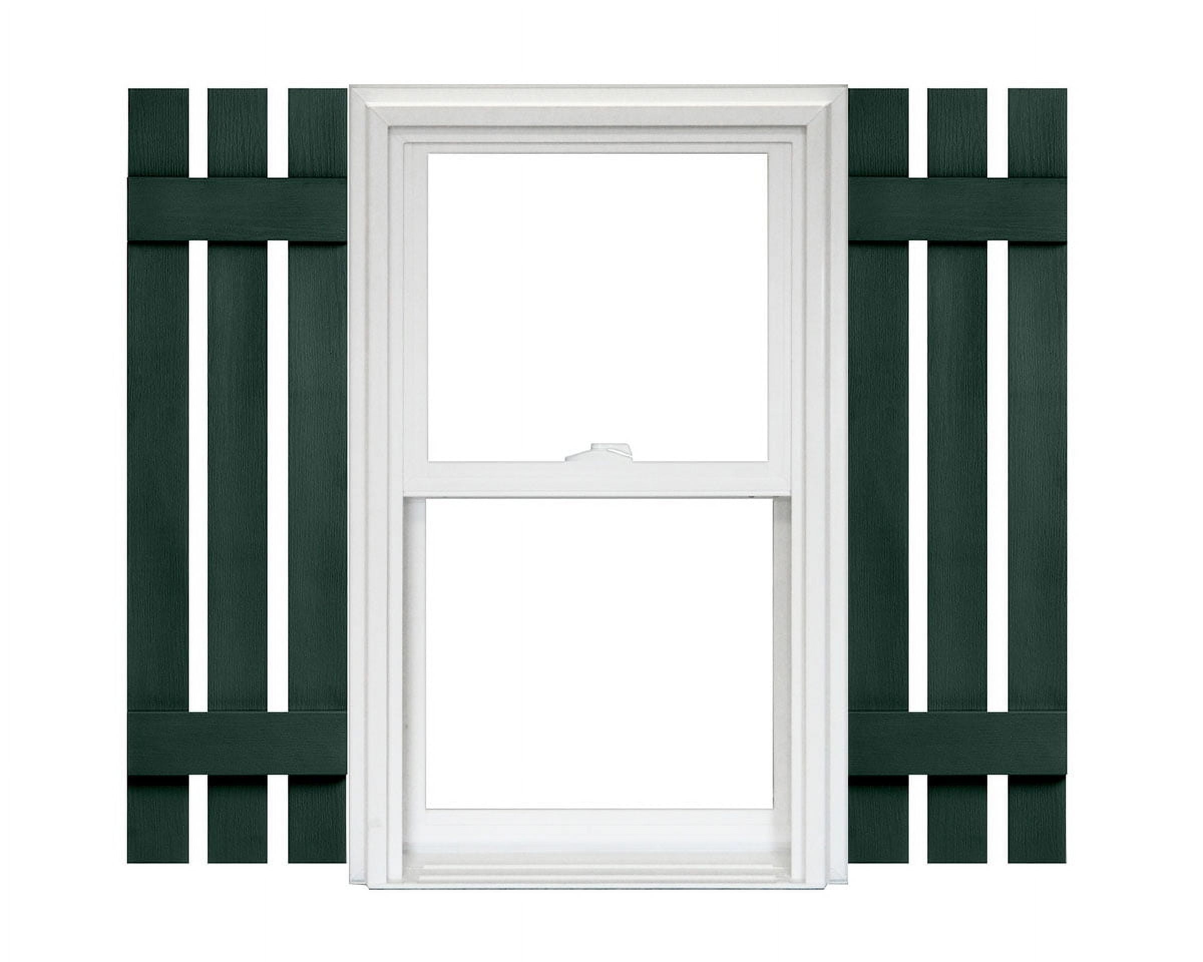 Homeside 3 Board and Batten Split Vinyl Shutter (1 Pair) - Walmart.com