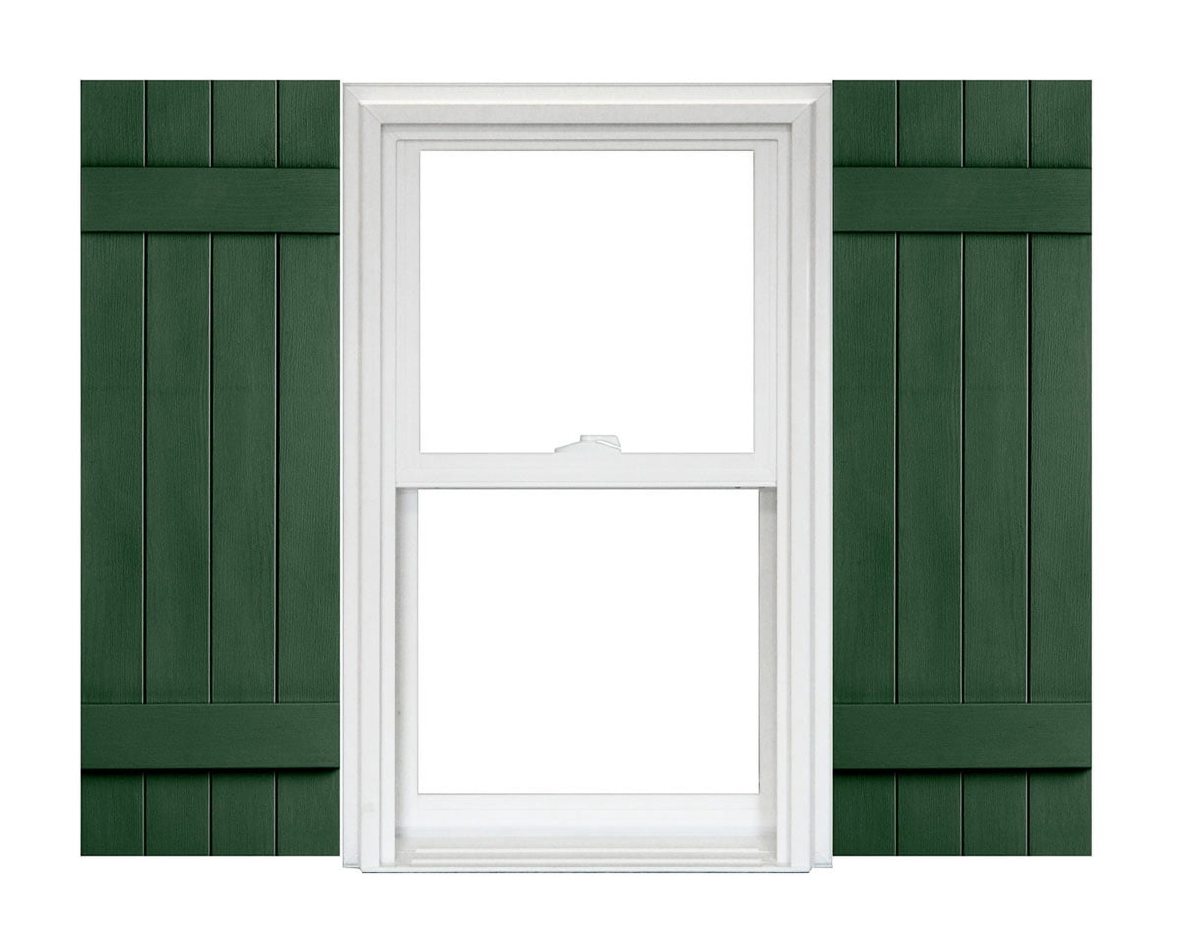 Homeside 4 Board and Batten Joined Vinyl Shutters (1 Pair) - Walmart.com