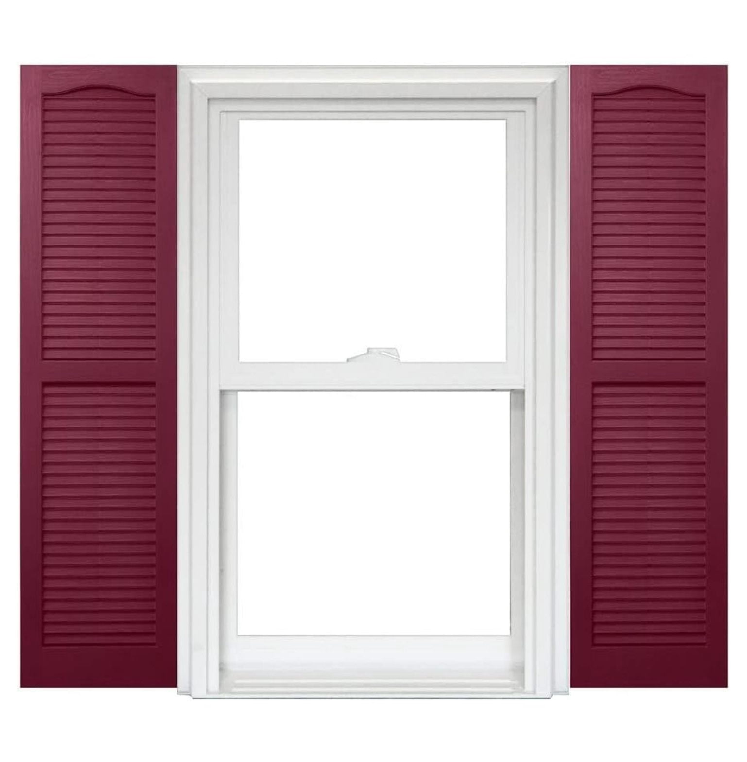 Homeside Open Louver Shutter 1 Pair 14-1/2in. x 67in. 330 Berry ...