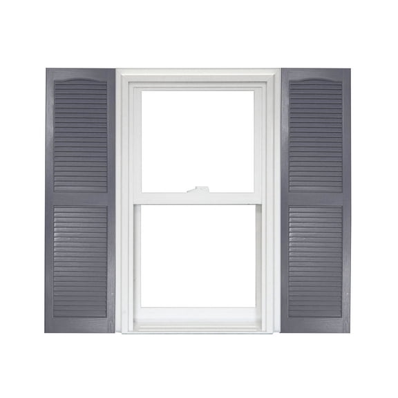 Homeside Raised Panel Vinyl Shutters (1 Pair) - Walmart.com