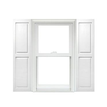 Homeside Raised Panel Vinyl Shutters (1 Pair) - Walmart.com