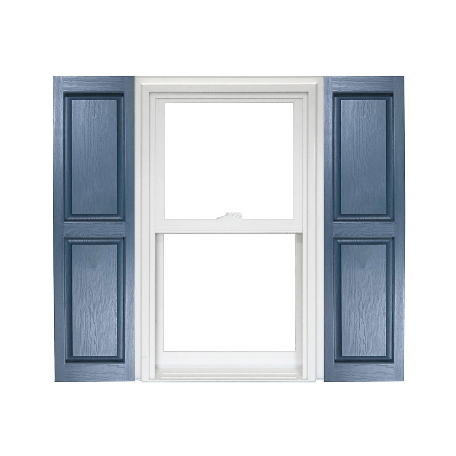 Homeside Raised Panel Vinyl Shutters (1 Pair) - Walmart.com