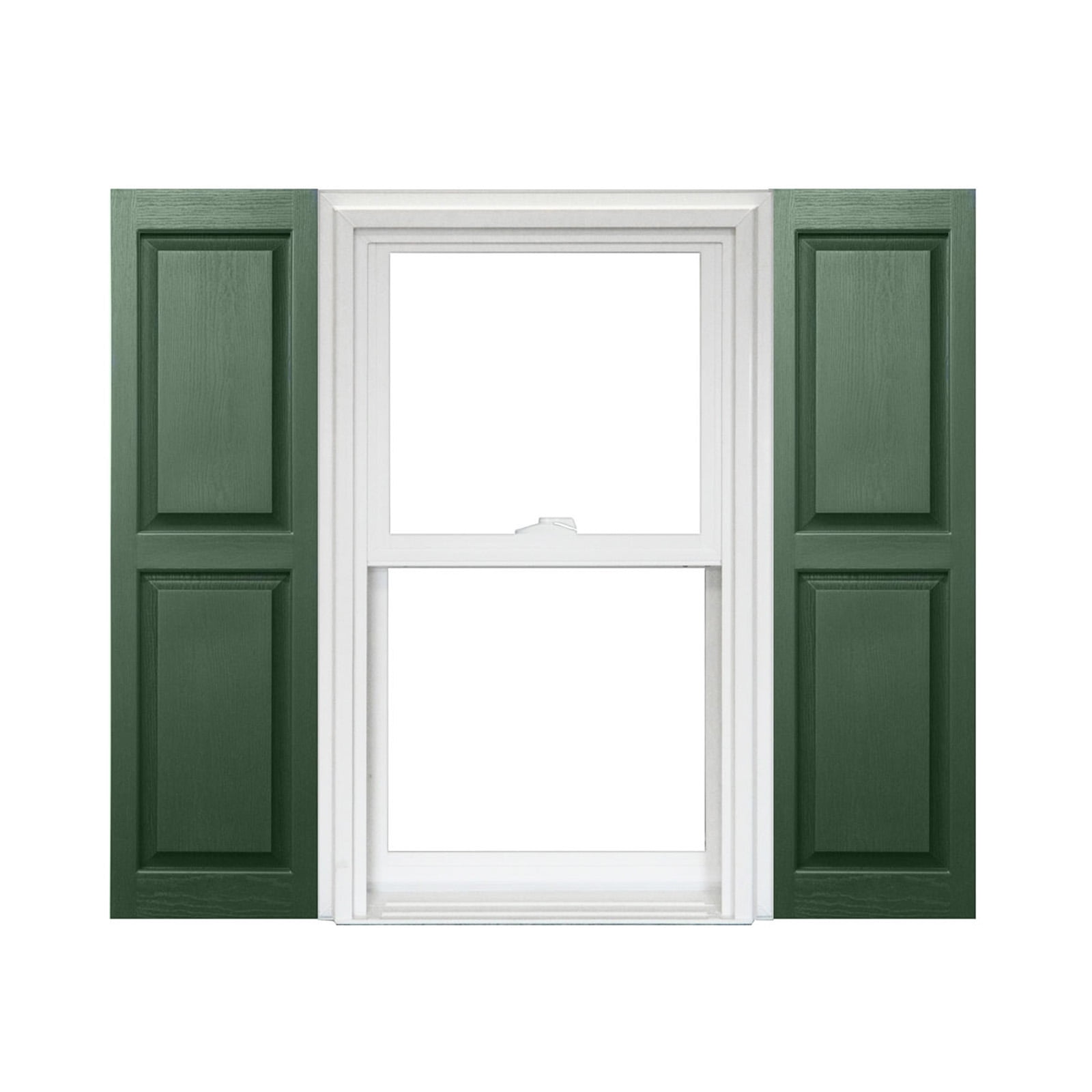 Homeside Raised Panel Vinyl Shutters (1 Pair) - Walmart.com