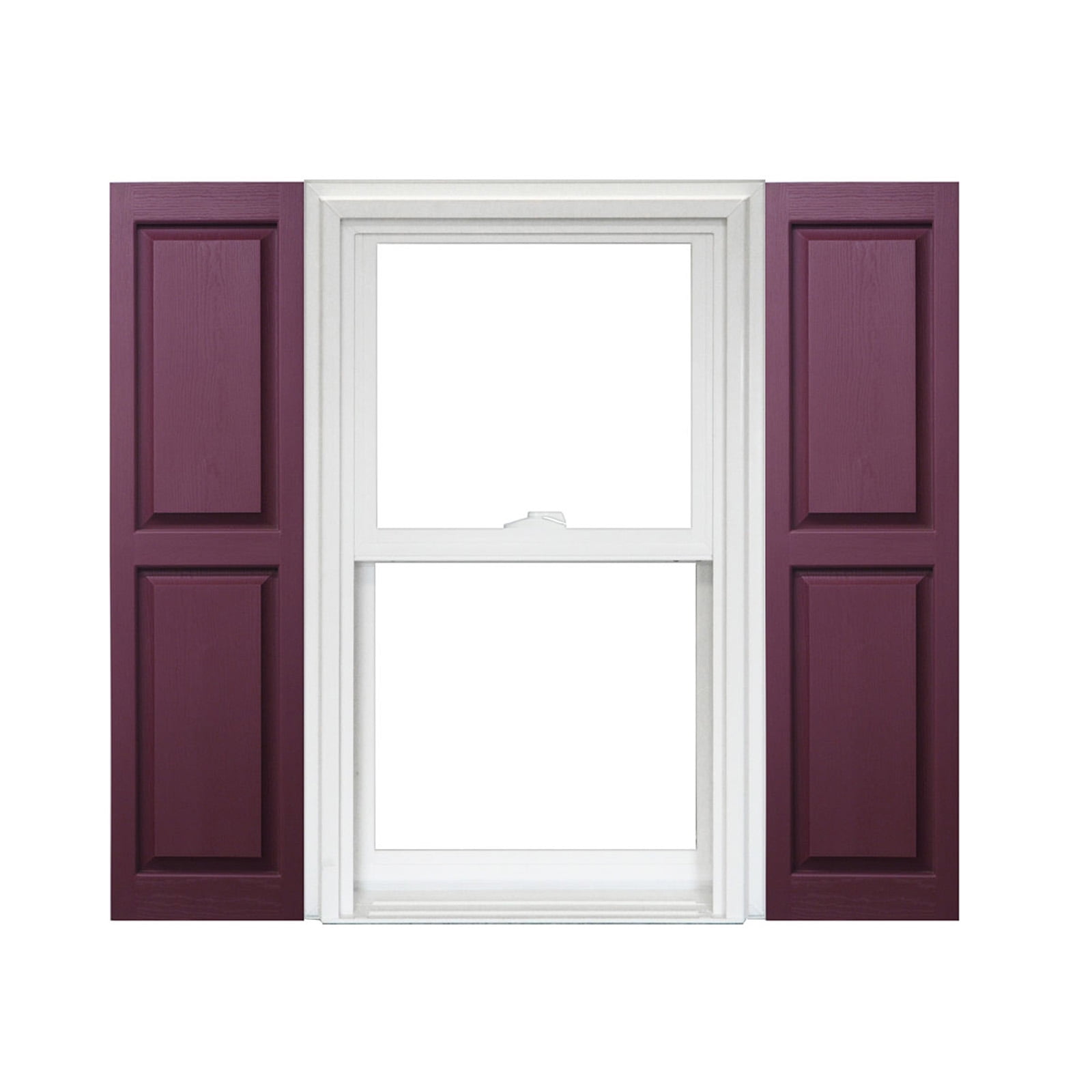 Homeside Raised Panel Vinyl Shutters (1 Pair) - Walmart.com