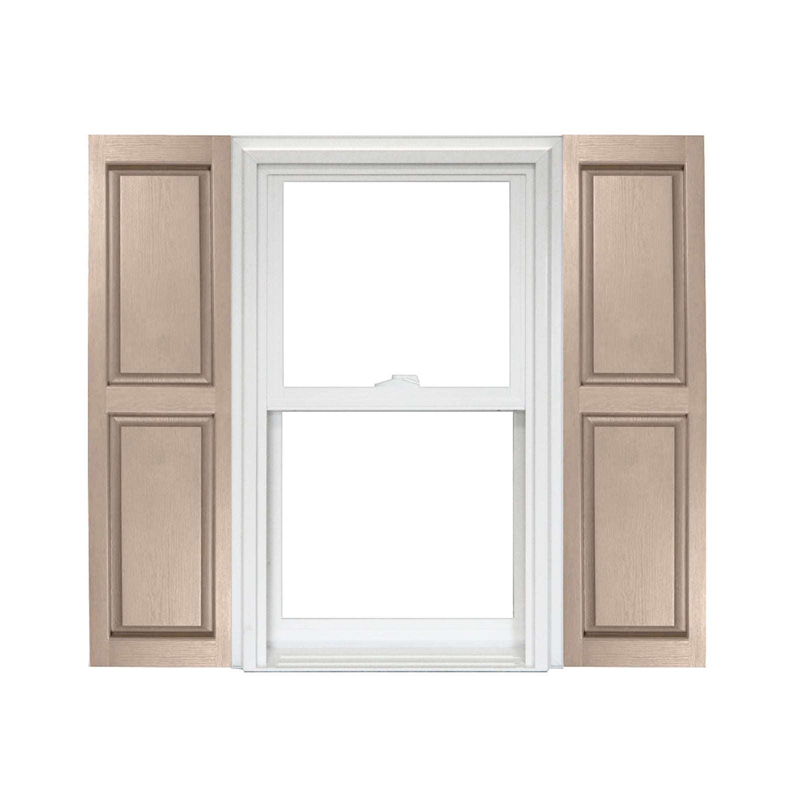 Homeside Raised Panel Vinyl Shutters (1 Pair) - Walmart.com