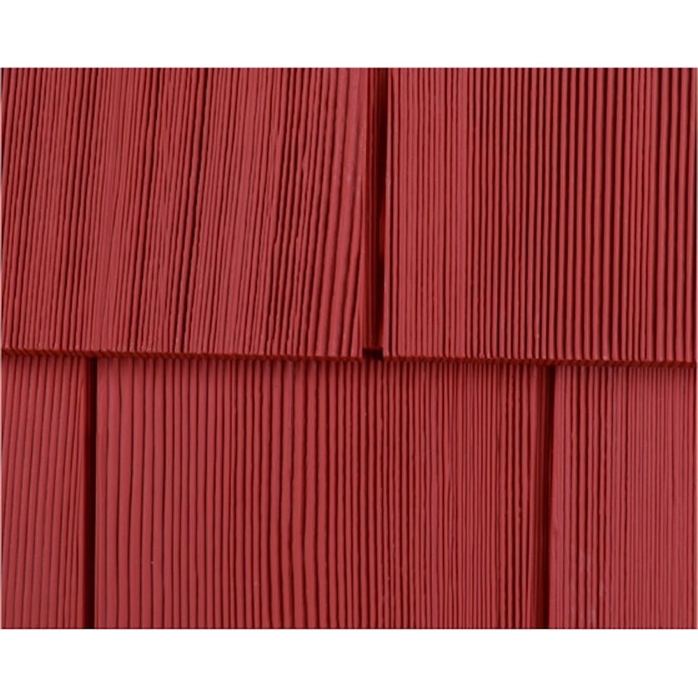 Homeside Cedar Shake Vinyl Siding, Farmhouse Red, Low Maintenance ...