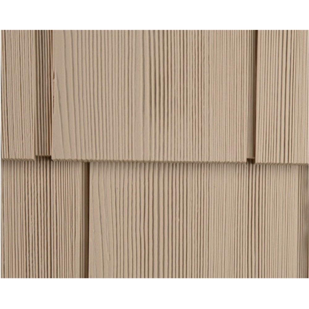 Homeside Select Cedar Shake Vinyl Siding (1/2 Square) - Pebble Clay ...