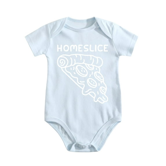 Homeslice Baby Bodysuit Funny Newborn Boy Outfits Cute Comfy Adorable ...