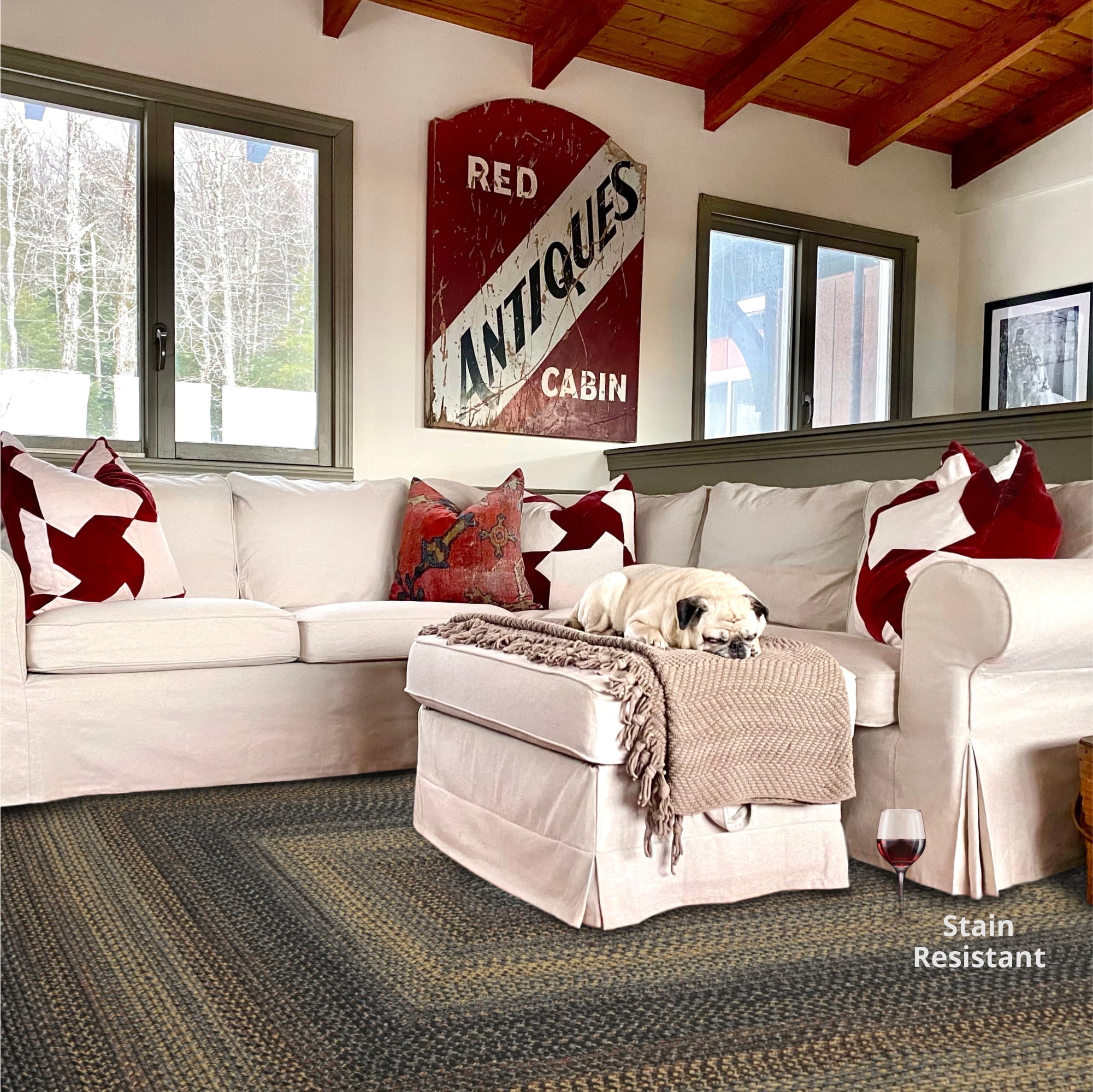 Homespice Black Forest Indoor Outdoor Braided Rugs 5x8', the Perfect ...