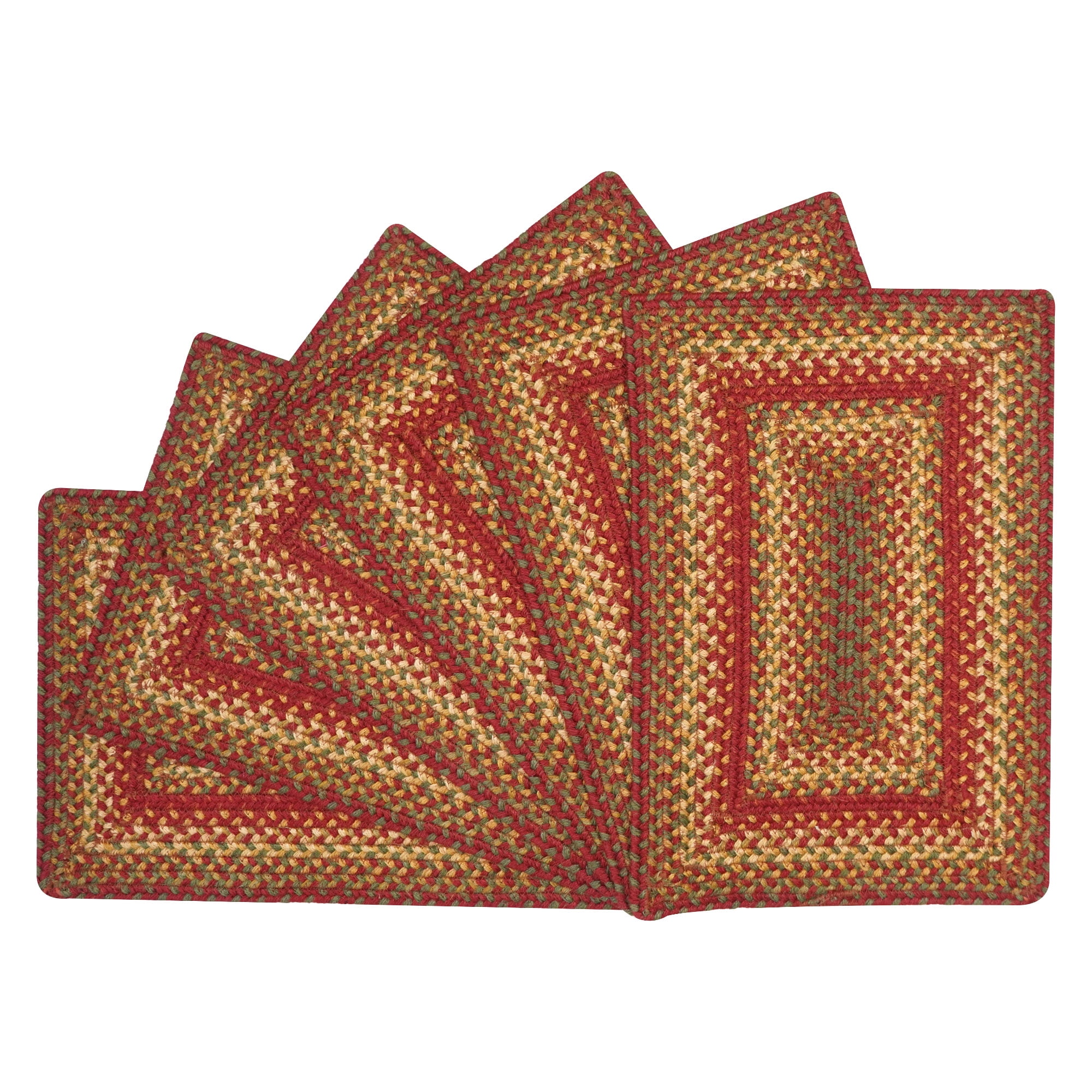 Homespice Cider Barn Jute Table Mat 10x15" (Set of 4) Placemat For ...