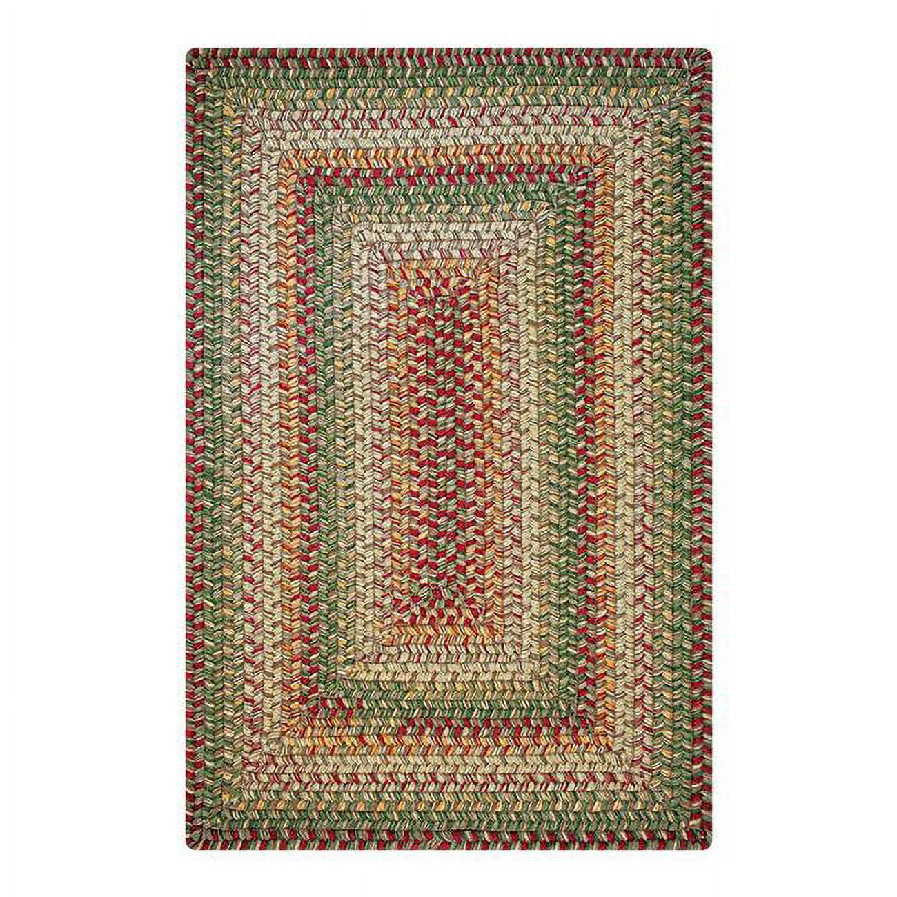 Homespice Decor 815156 6 x 9 ft. Heartland Wool Rectangular Braided Rug ...