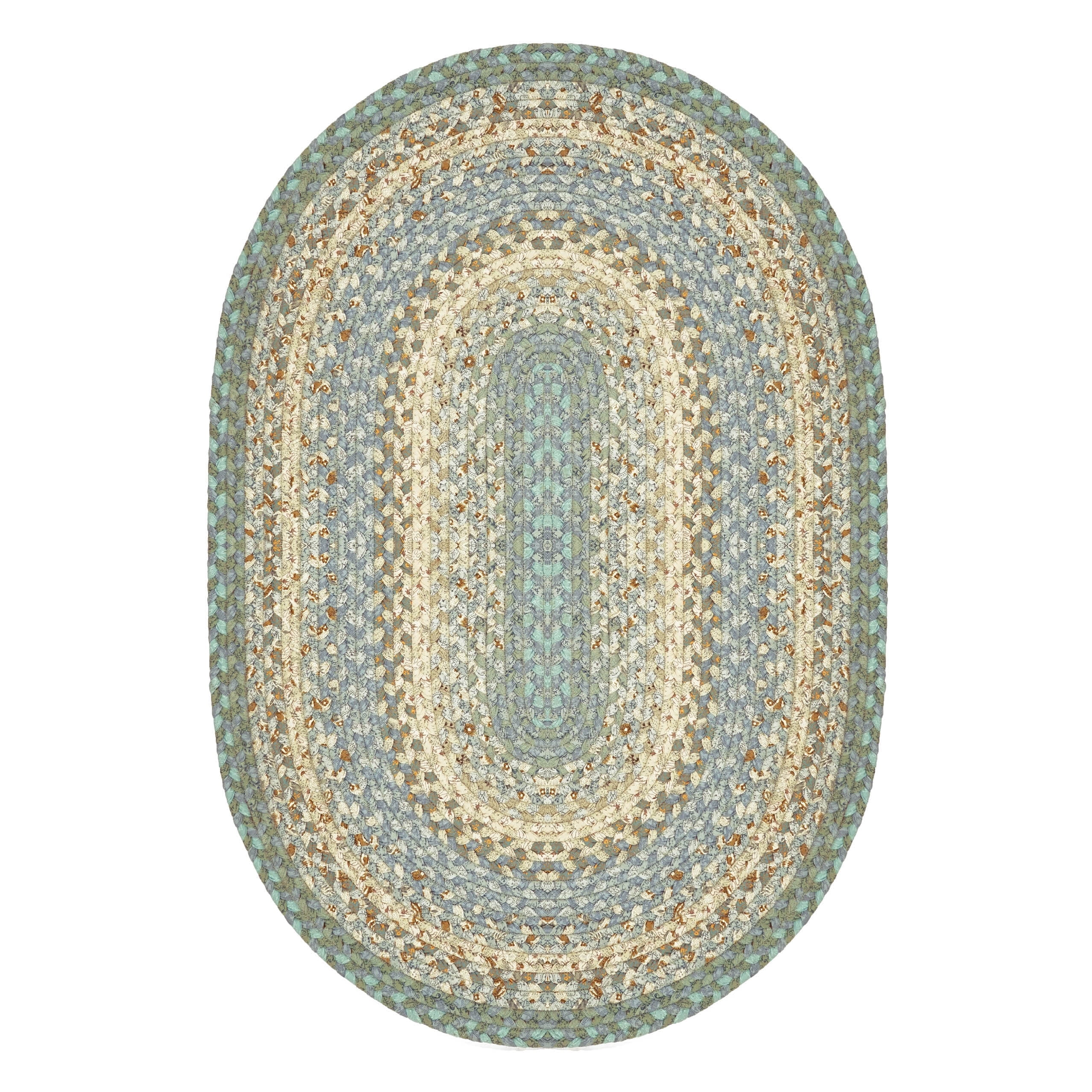 Homespice Decor Baja Blue Braided Rug - Walmart.com