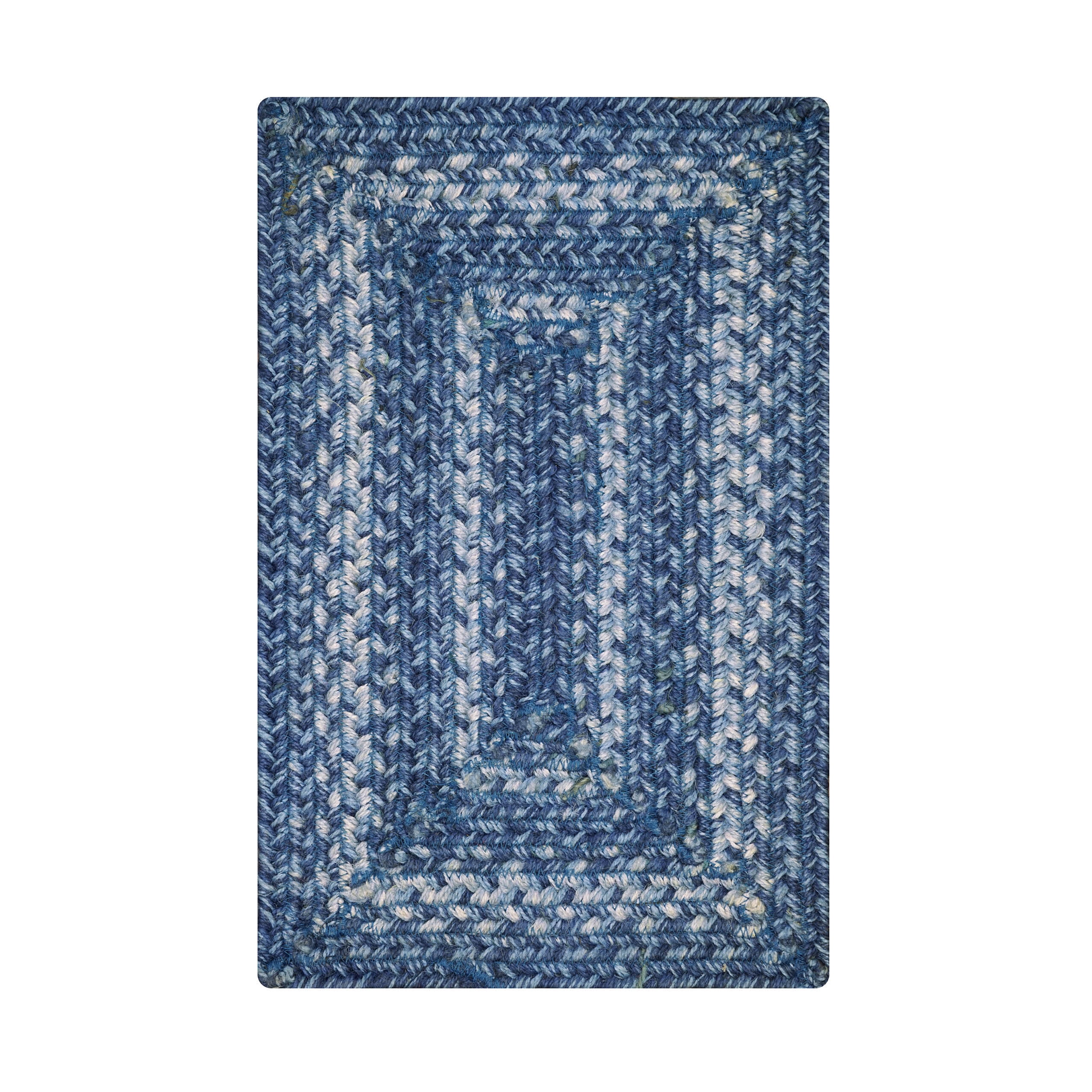 Homespice Denim Jute Braided Vintage Placemat 13" x 19" Rect. ( Pack Of ...