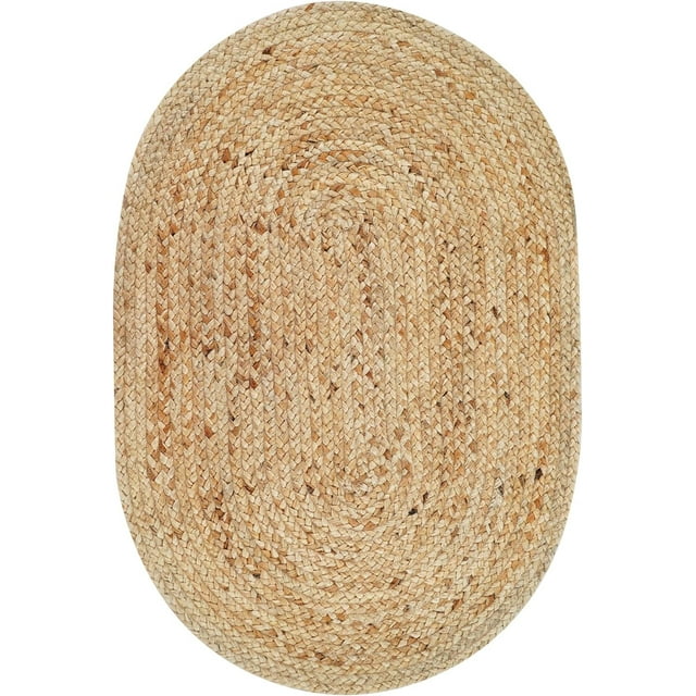 Homespice George Handcrafted Jute Oval Rugs 6x9', Use These Braided ...