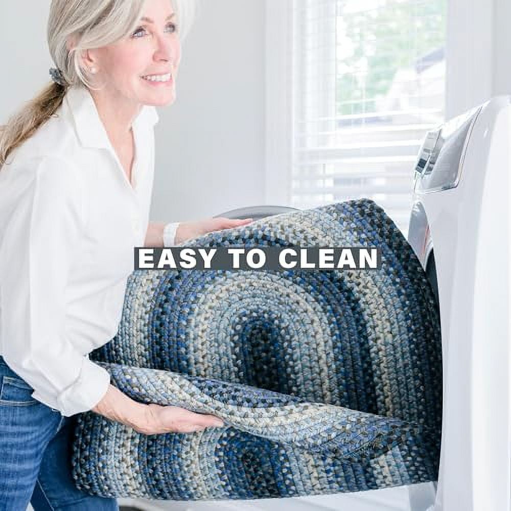 Homespice Juniper Small Braided Rugs, Ideal as Water Absorbing Rug for ...