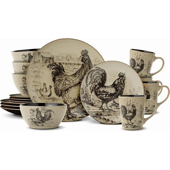 Rooster Dinnerware Sets and Kitchen Dining Products at Walmart