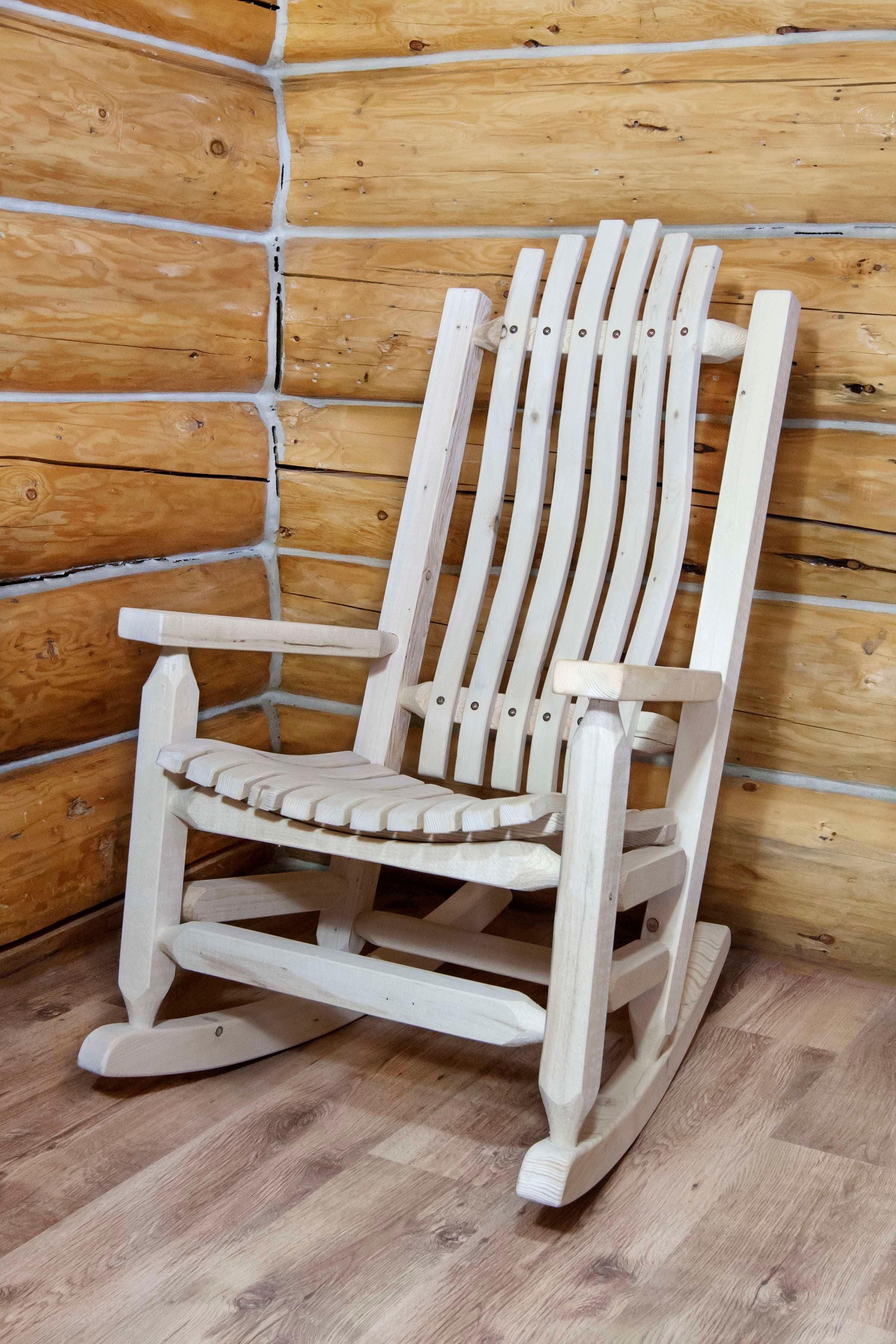 Homestead Adult Rocker, Clear Lacquer Finish - Walmart.com