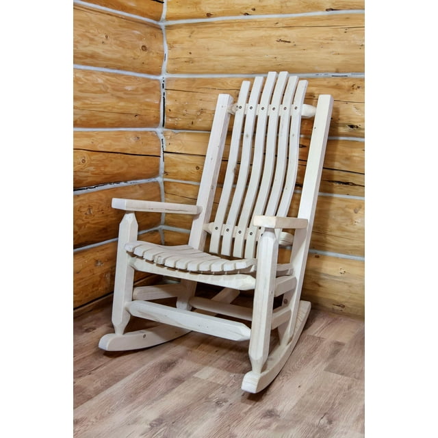 Homestead Adult Rocker, Clear Lacquer Finish - Walmart.com