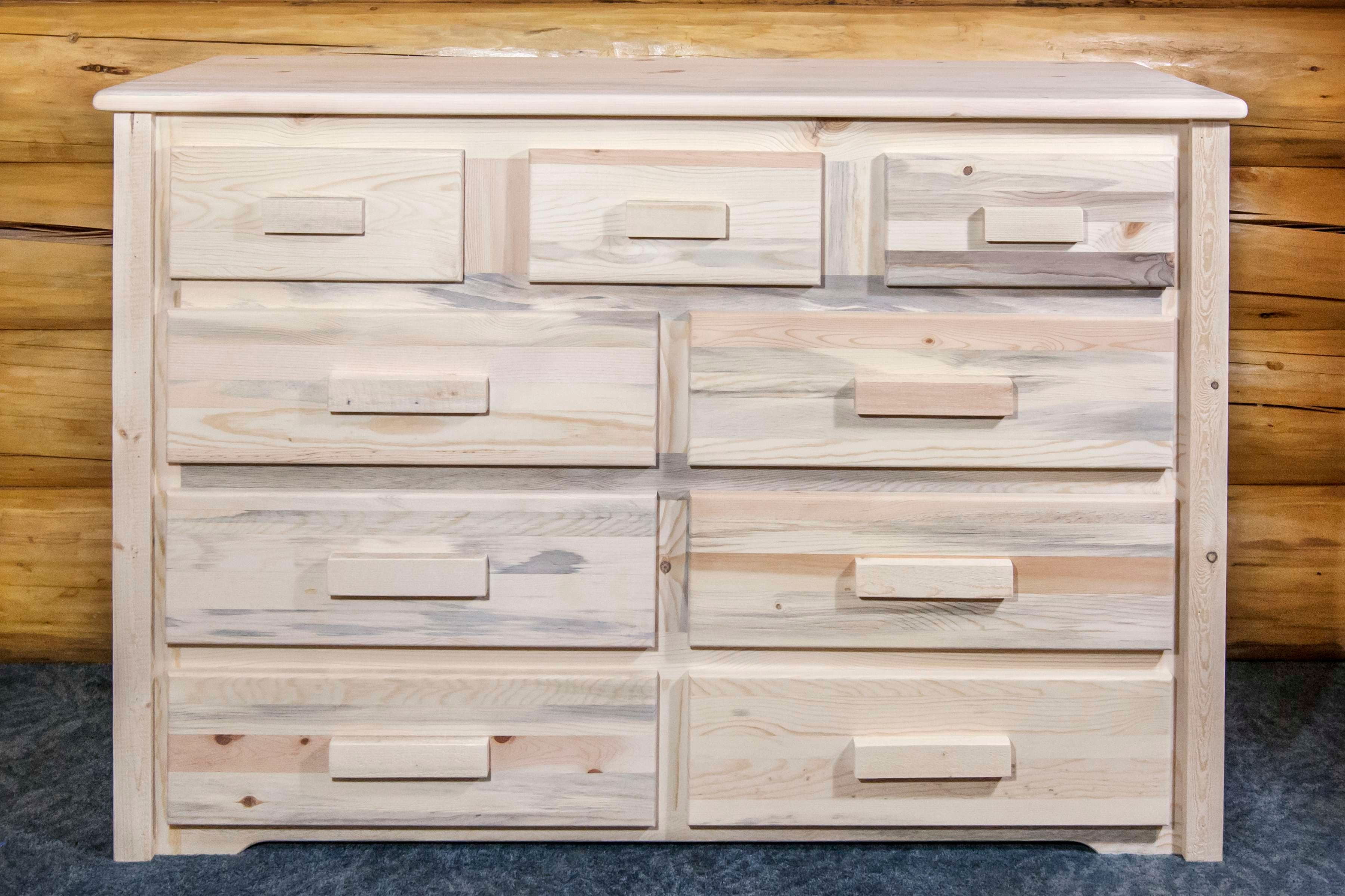 Homestead Collection 9 Drawer Dresser, Ready to Finish - Walmart.com