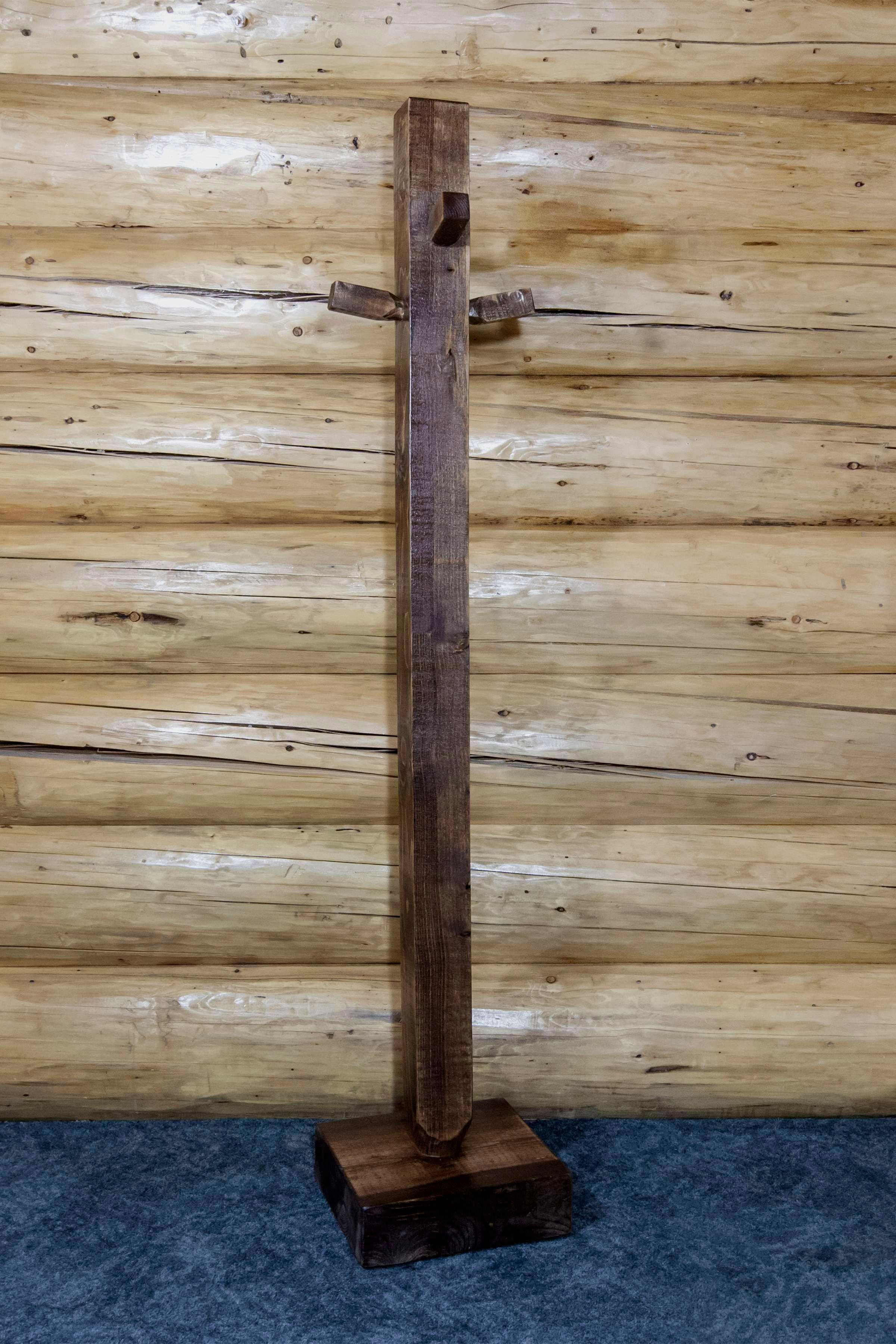 Homestead Collection Adult Coat Tree, Stain & Clear Lacquer Finish ...