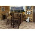 Homestead Collection Deluxe Bar with Foot Rail, Stain & Clear Lacquer ...
