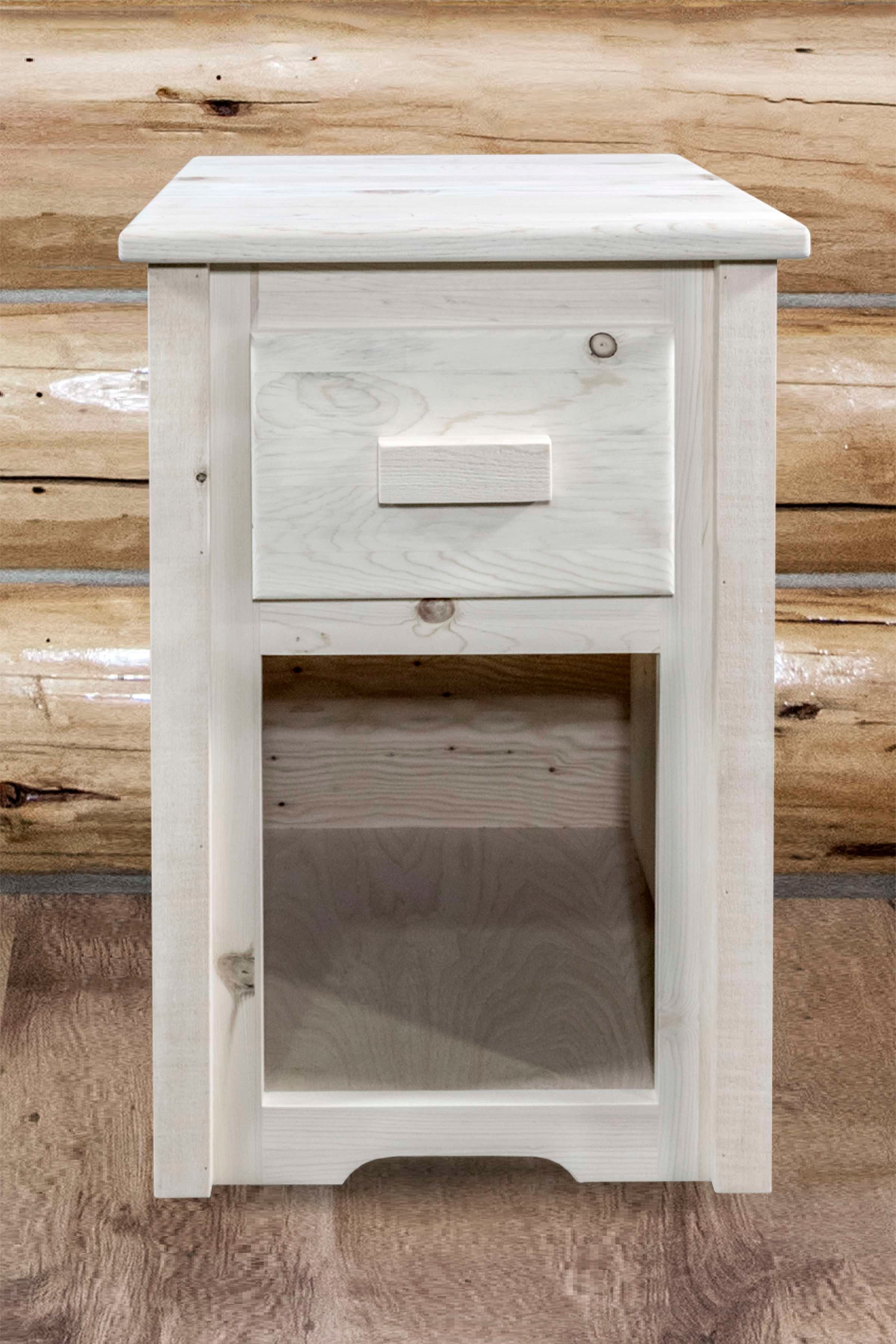 Homestead Collection End Table w/ Drawer, Ready to Finish - Walmart.com