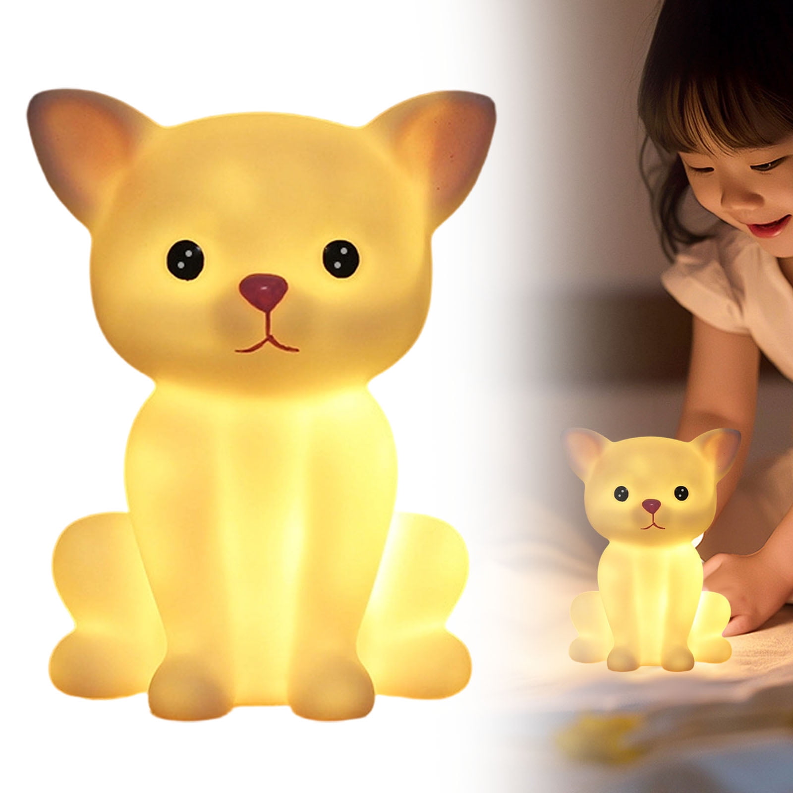 Homesteed Animal Night Light Cute Duck Table Lamp Small Night Light for ...