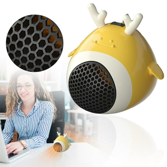 Homesteed Desktop Heater Small Space Portable Heater 500W Energy ...